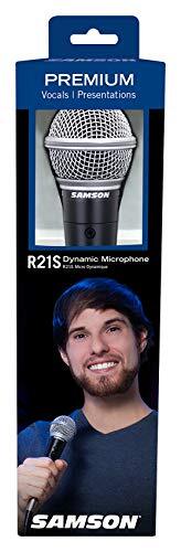 (6) Samson R21S Dynamic Handheld Microphones+Mic Clips+Cables+3.5mm ...