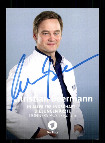 Christian Beermann In aller Freundschaft Autogrammkarte Orig. Sign. + F ...