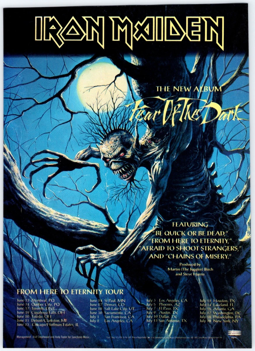 Iron Maiden Fear Of The Dark Poster