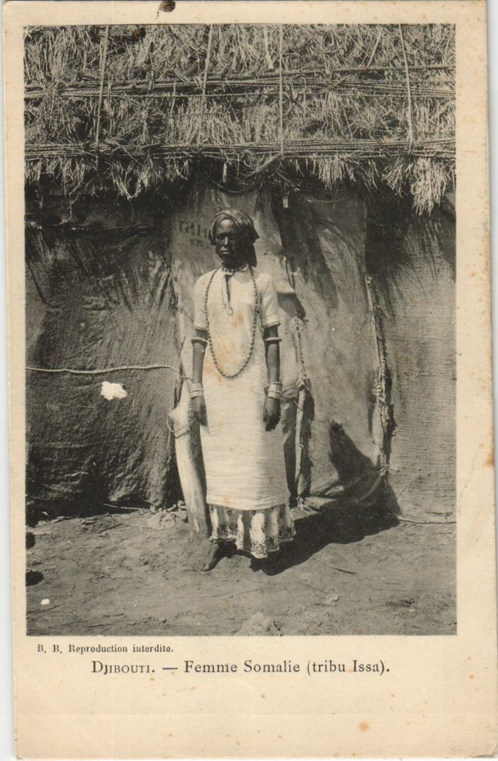 PC ETHNIC TYPES FEMME SOMALI TRIBU ISSA DJIBOUTI SOMALIA (A23692) | eBay