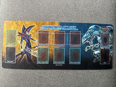 Yu-Gi-Oh! - Speed Duel Game Mat Playmat Dark Magician & Blue-Eyes White ...