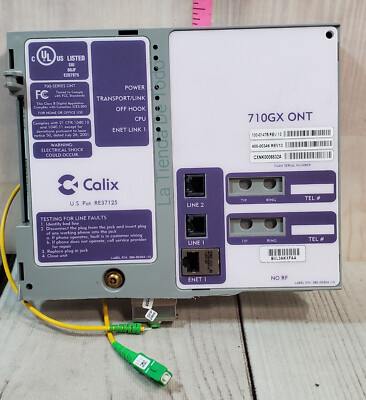 FIBER OPTICAL OPTIC NETWORK TERMINAL FITS CALIX 710GX ONT SYSTEMS READ ...