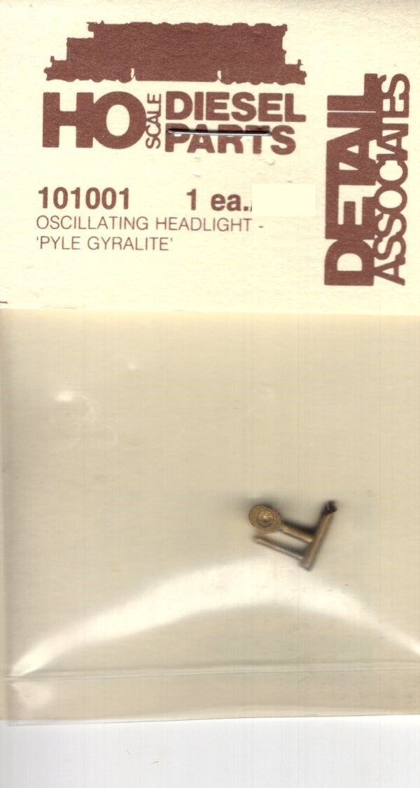 HO Scale Detail Associates 101001 Oscillating Headlight - 'Pyle ...