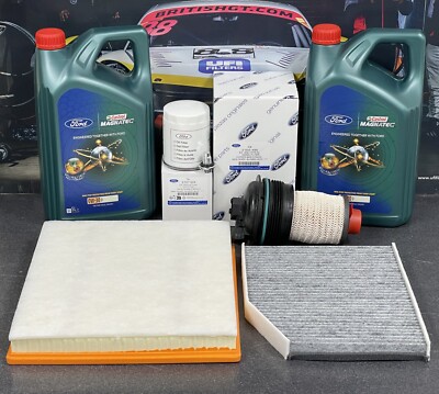 FORD TRANSIT CUSTOM 2.0 ECO BLUE SERVICE KIT + 10L 0W-30 OIL GENUINE ...