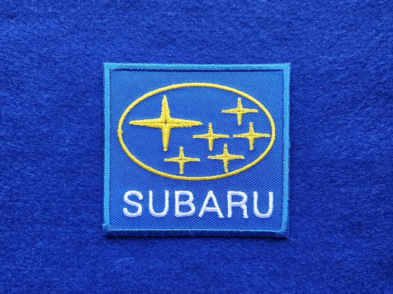 A Pair Of Motor Car Racing Patches Sew / Iron On Badges:- Subaru | eBay UK