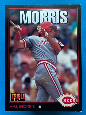1993 Triple Play Hal Morris #223 Cincinnati Reds | eBay