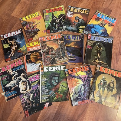 Vintage Lot Of 14 Eerie - Warren - Horror Magazine Comics - 60s 70s 80s ...