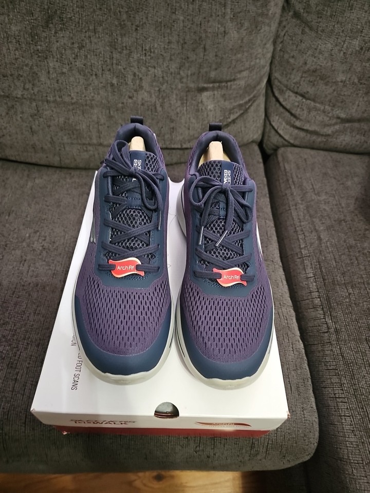 Skechers Men's Go Walk Arch Fit Idyllic 216116 Navy Gray Sneakers Size ...