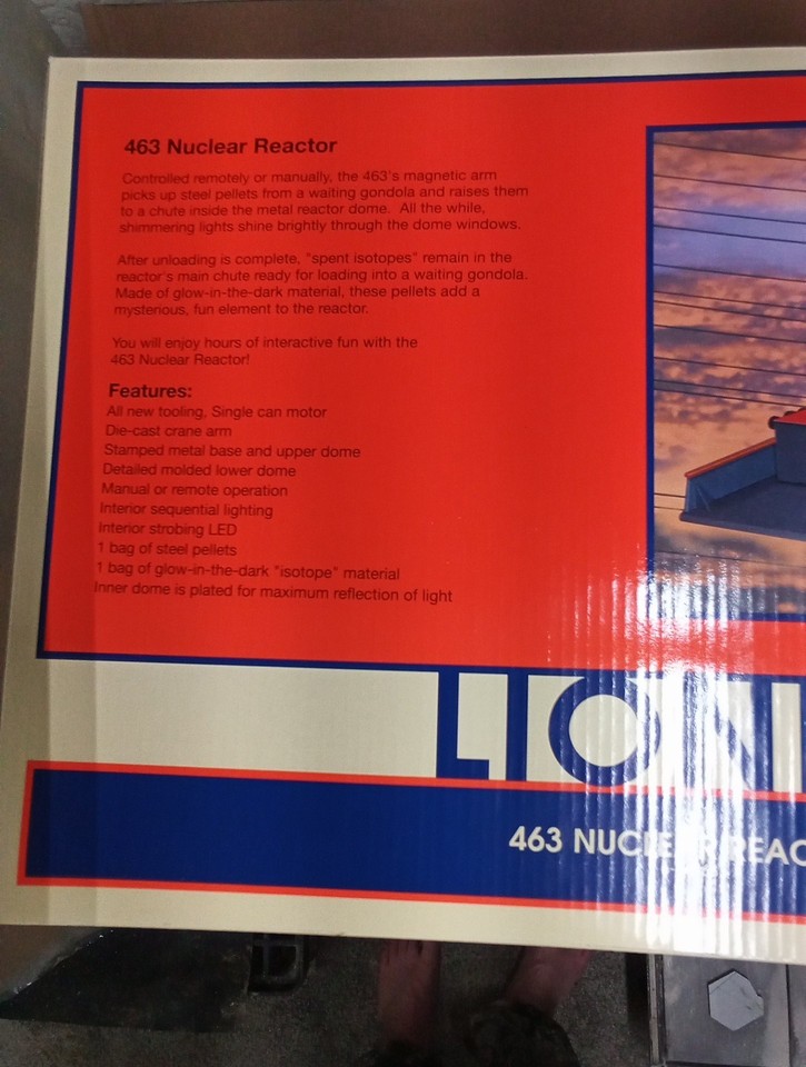 Lionel 6-14065 Nuclear Reactor 463 New | eBay