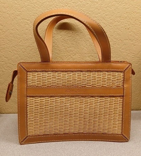 RALPH LAUREN Leather basket bag/hand/handbag beige | eBay