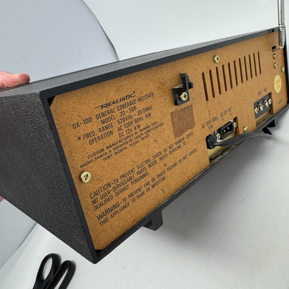 Realistic DX-100 Short Wave Receiver Model 20-206- Tested & Working | eBay