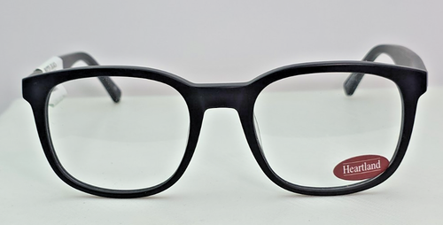 New Heartland Heart 3249 Matte Black Eyeglasses Frame 50-20-145 No Case ...