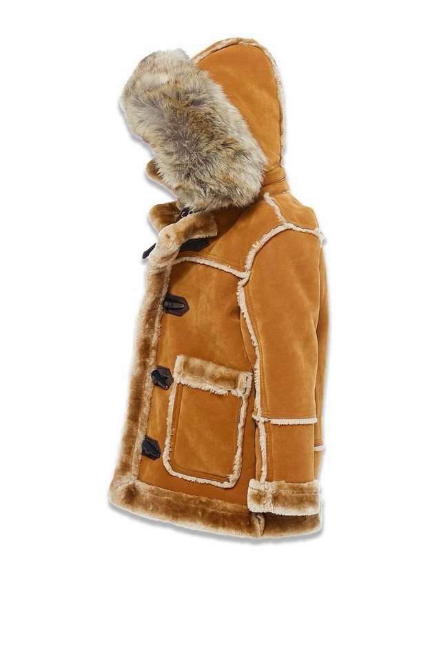 Jordan Craig Denali Shearling Jacket FUR KIDS COGNAC WHEAT TAN BOYS ...