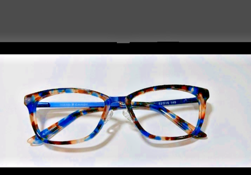 Hard Candy Women's Eyeglass Frames Blue Tortoise Shell Cats-Eye Style ...