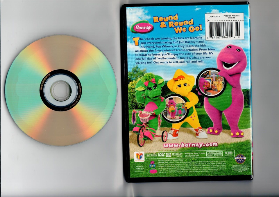 Barney Fun On Wheels, Learn about things that go!, HIT Entertainment | eBay