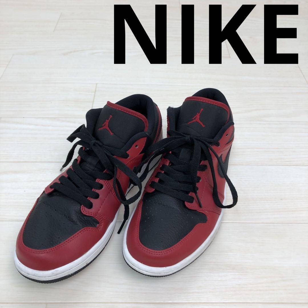 NIKE AIR JORDAN 1 LOW GYM RED 553558-605 mens sneakers 26.0cm US8 UK8 ...