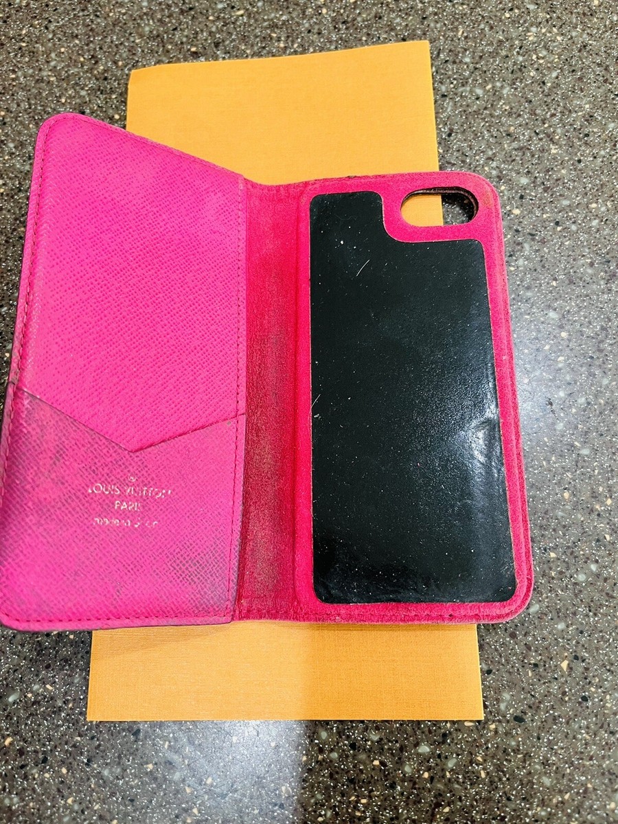 LOUIS VUITTON IPHONE 7/8 Folio Monogram Rose Phone Case LOUIS VUITTON IPHONE 7/8 Folio Monogram Rose Phone Case