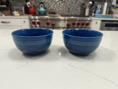 Set Of 2 Le Creuset Second Choix Lapis 350ml Rice Bowl | eBay