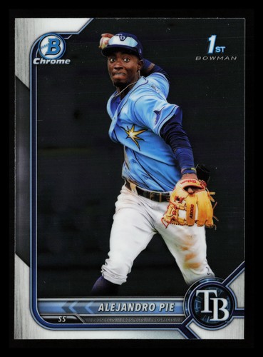 Alejandro Pie 2022 1st Bowman Chrome Prospect ROOKIE #BCP-99 Tampa Bay ...