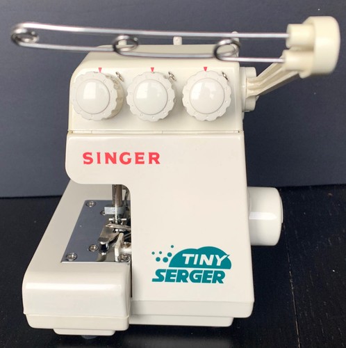 Singer Tiny Serger TS380A Working Condition W/ Box Power Cord Pedal ...