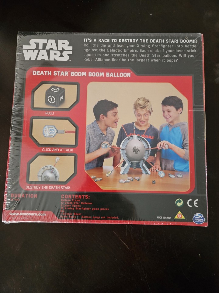 Star Wars Death Star Boom Boom Balloon Game Brand New in Sealed | eBay