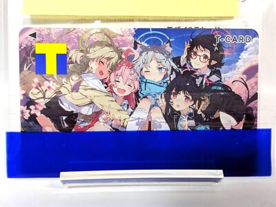 Blue Archive Official T-point Card Shiroko, Hoshino, Nonomi, Serika ...