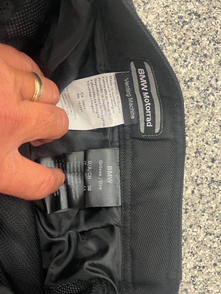 BMW Motorrad Venting Machine Riding Motorcycle Pants 38 Padded Knee ...