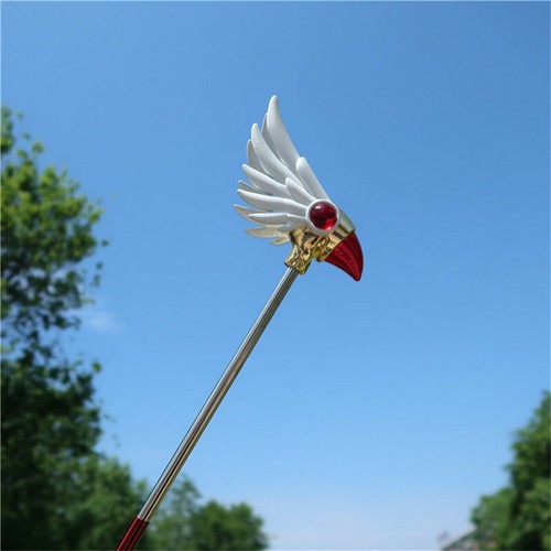 Card Captor Sakura Cosplay Prop Wand Walking Stick Holiday Gift Magic ...