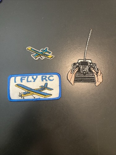 3 Vintage RC Plane Patches | eBay