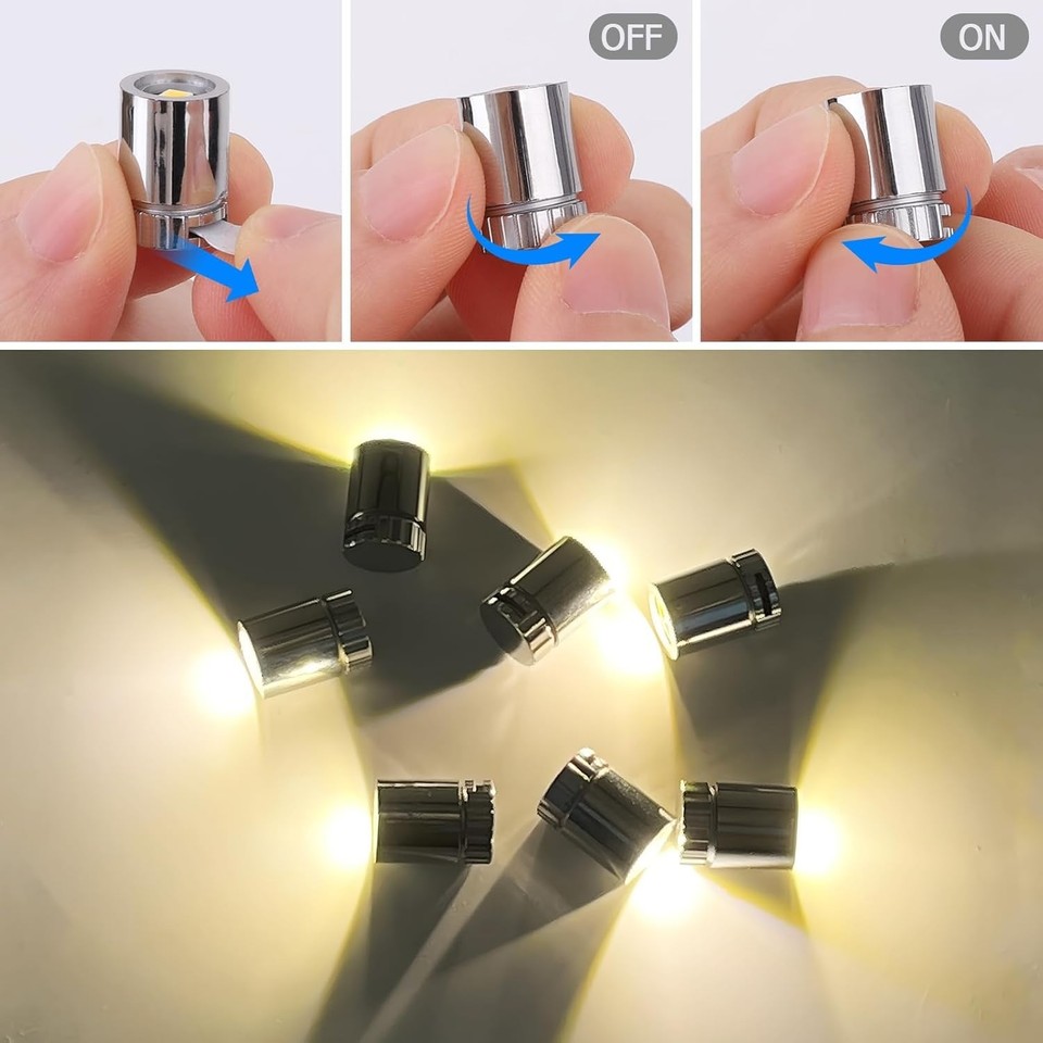 30pcs Miniature LED Lights with Batteries, Mini Small Tiny Light ...