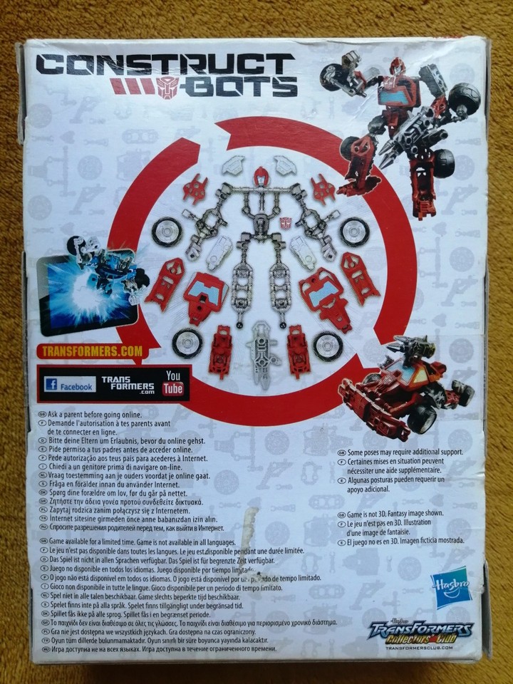 Transformers Construct-Bots scout class Ironhide | eBay UK