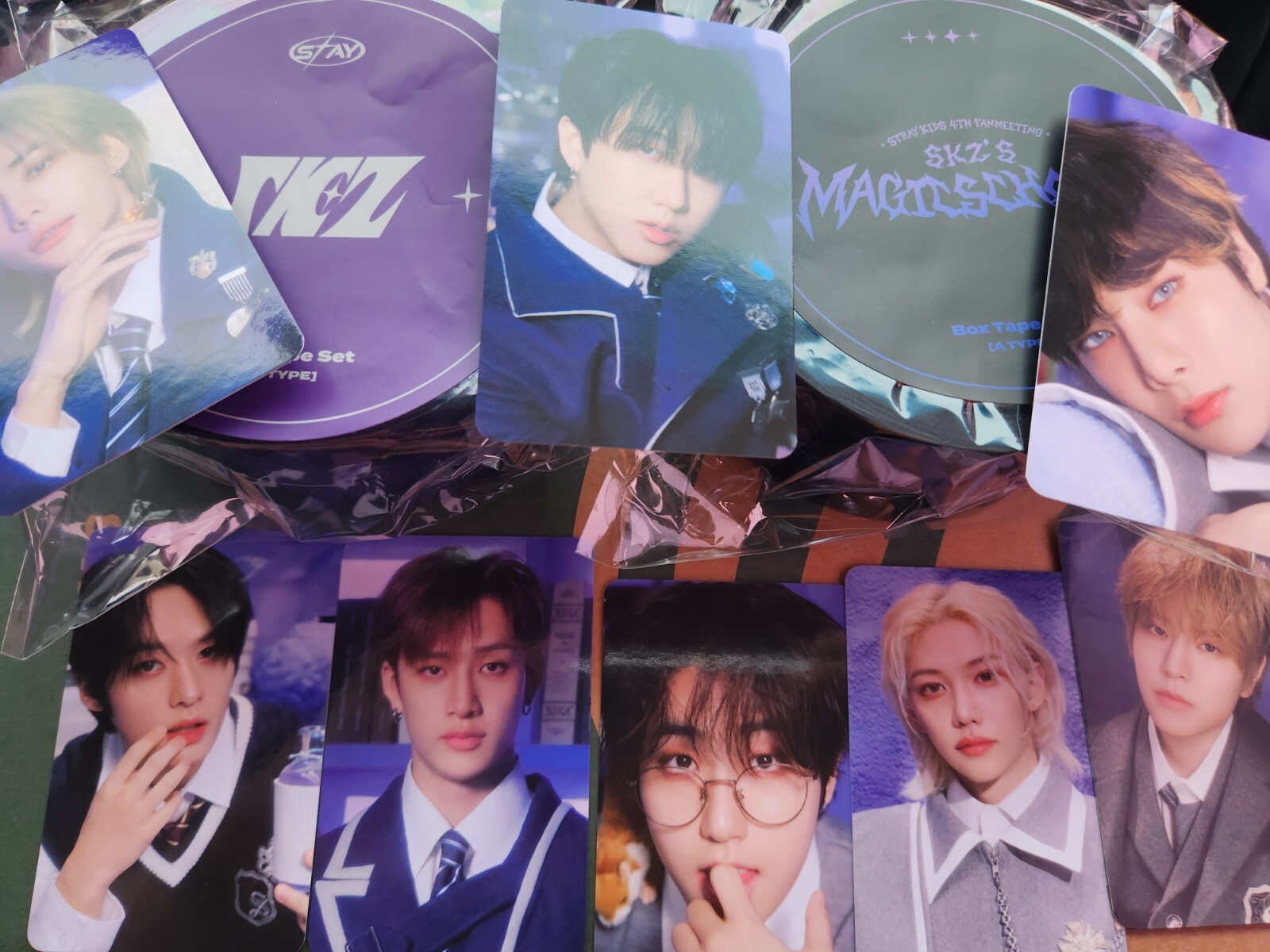 STRAY KIDS x SKZOO box tape photocard sePOP-UP 4TH FANMEETING SKZ'S ...