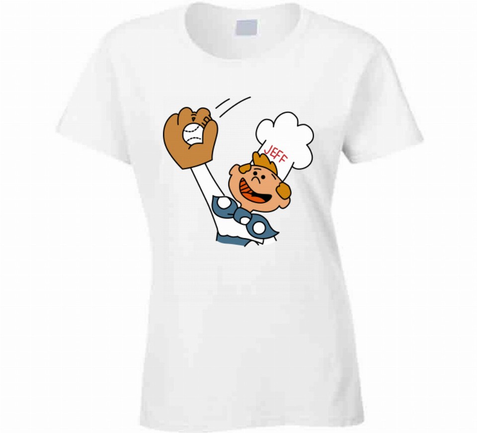 Jeff Burger Chef Fun Meal Characters Foodie Food Fan T Shirt | eBay