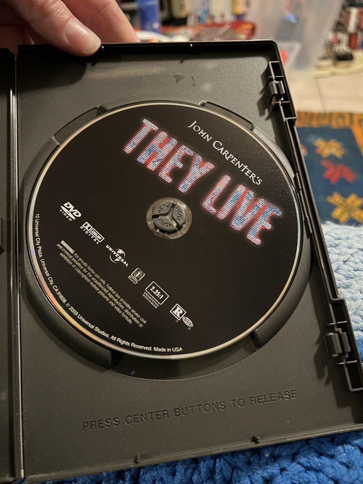 They Live (DVD), signed by Rowdy Roddy Piper, RARE, John Carpenter 1988 ...