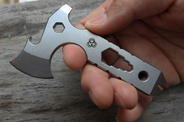 EDC N690 Blade Mini Multifunctional Hatchet Axe Outdoor Pocket Survival ...