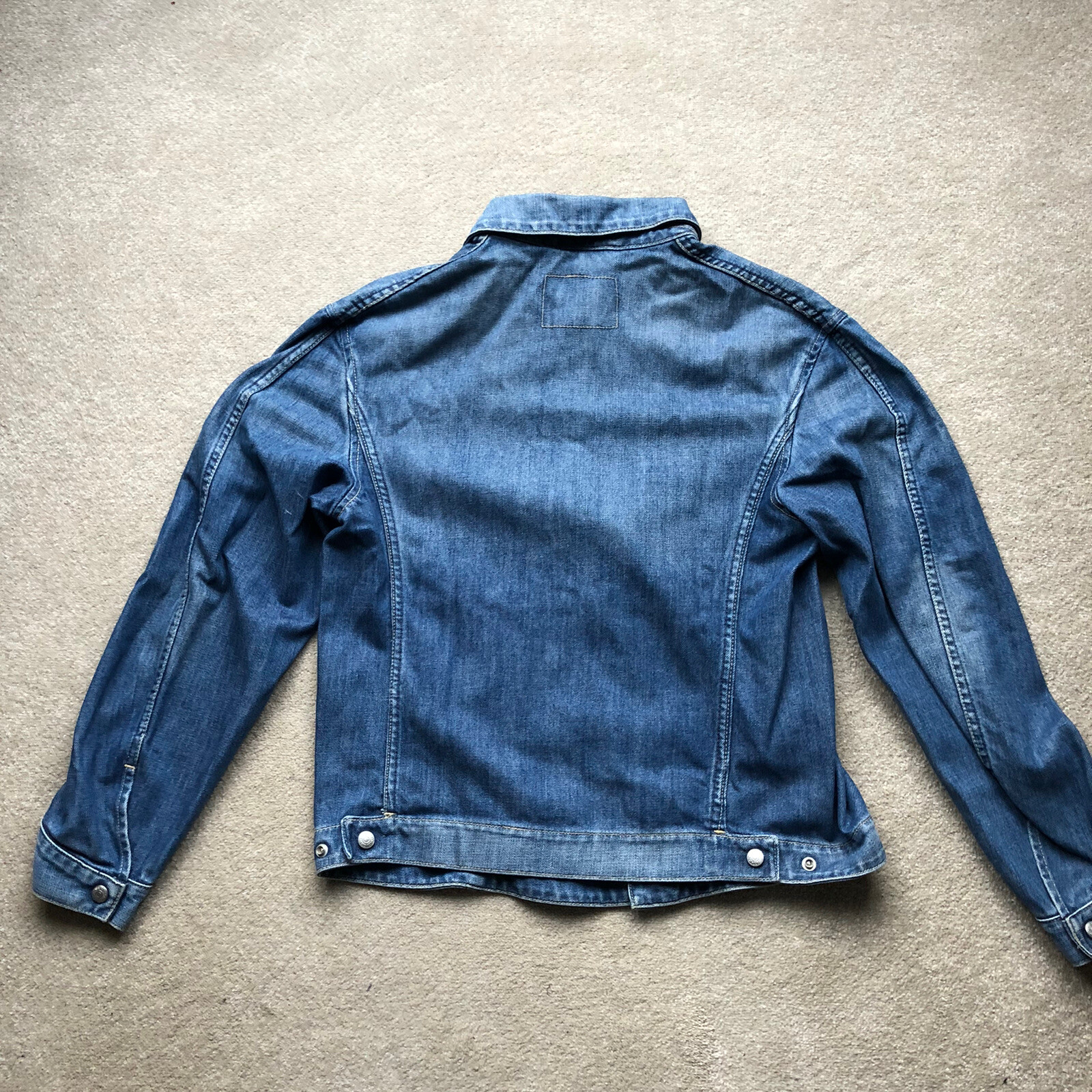 Levi’s Engineered Jeans Snap Button Denim Jacket Blue… - Gem