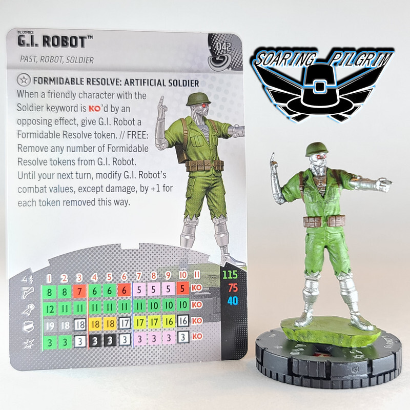 DC Heroclix G.I. ROBOT - 042 - RARE Masters of Time Set #42 | eBay