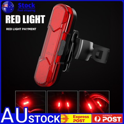 Bike Taillight Bicycle USB Rechargeable Waterproof LED Warning Lamp ...