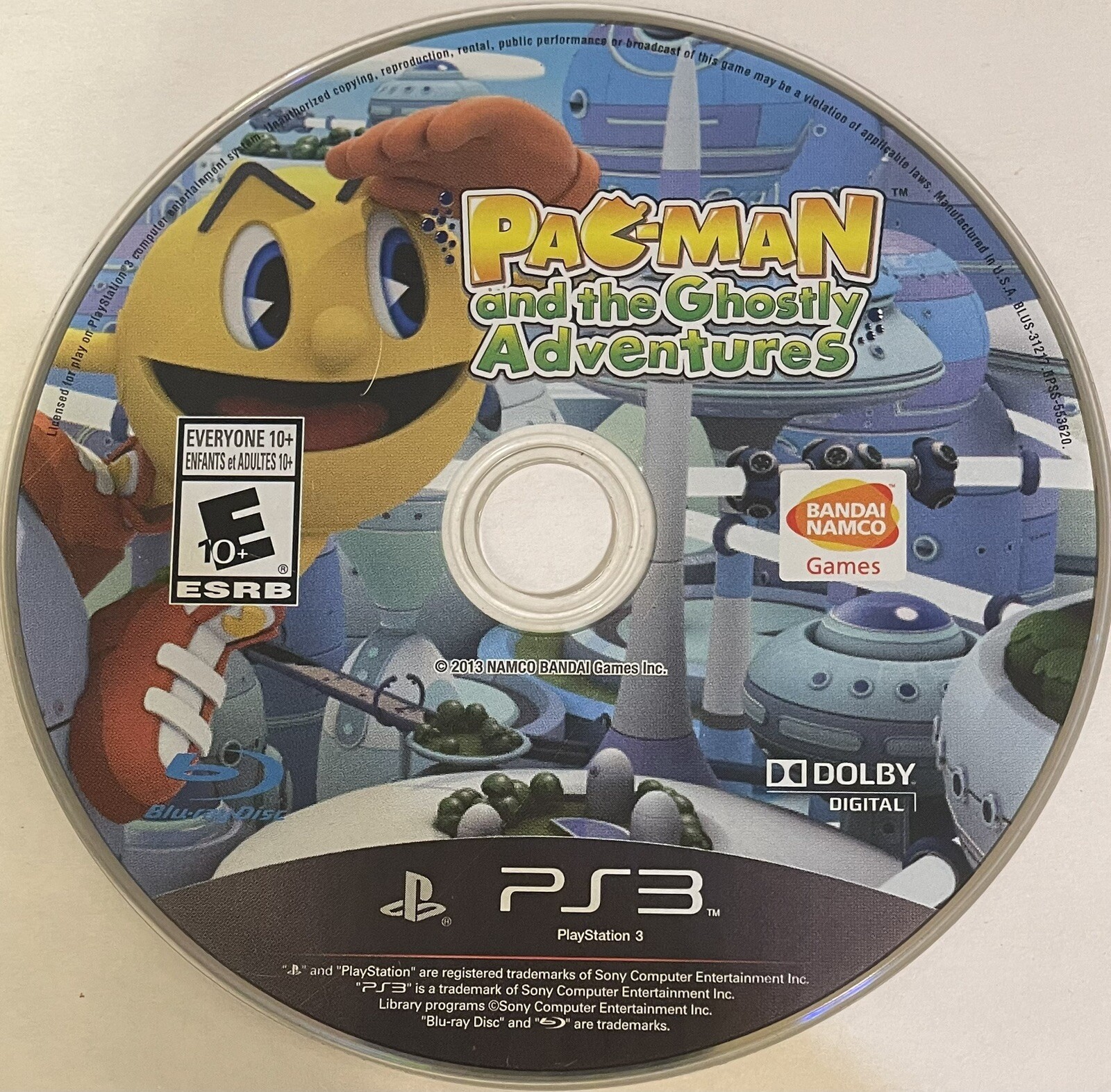Pac-Man and the Ghostly Adventures (Sony PS3) DISC ONLY | NO TRACKING ...