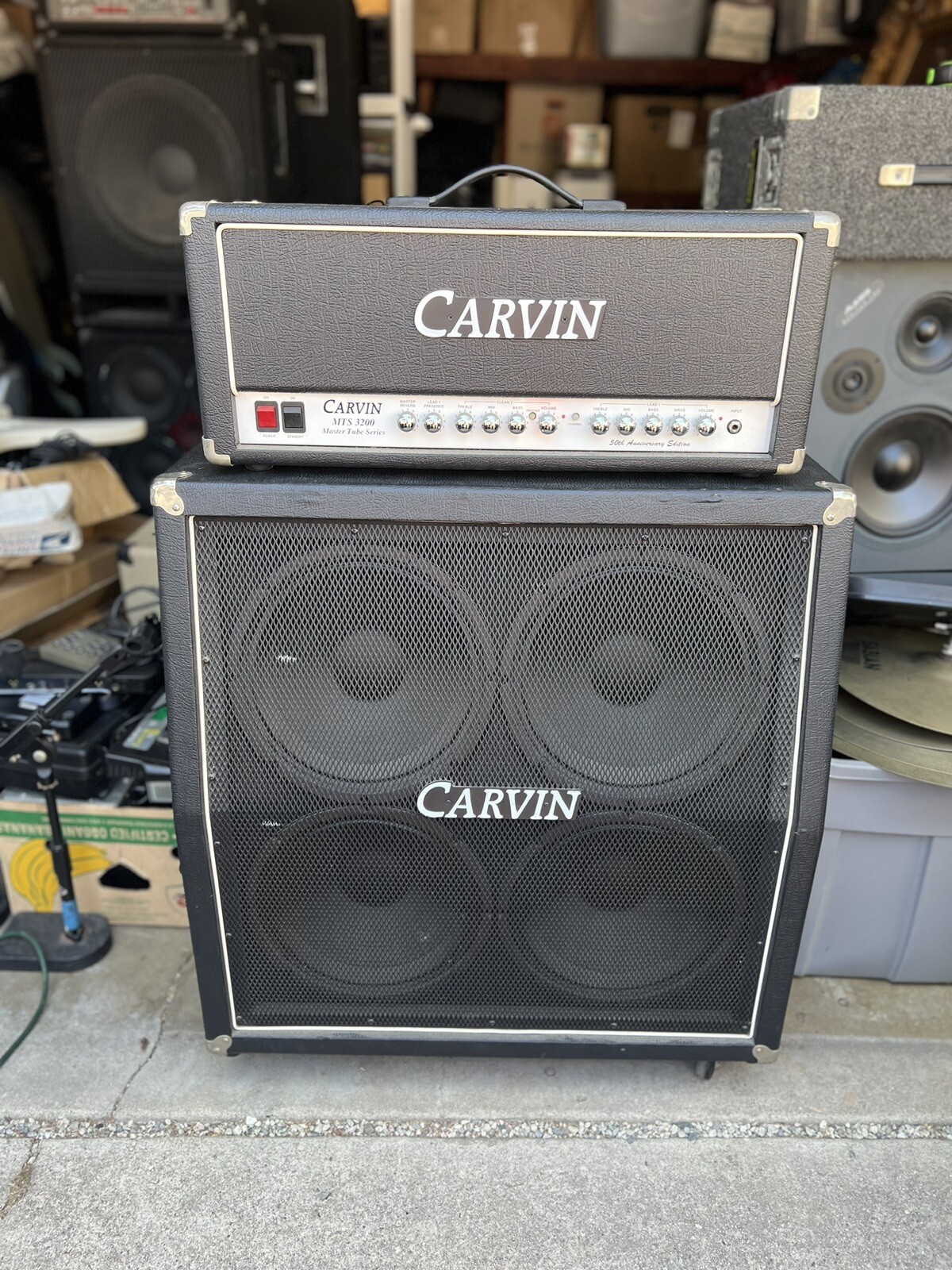 Carvin MTS 3200 Half Stack Guitar Amplifier With Cover | eBay