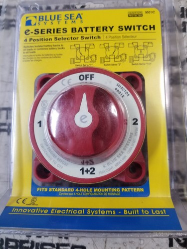 Blue Sea 9001e e-Series Battery Switch Selector | eBay