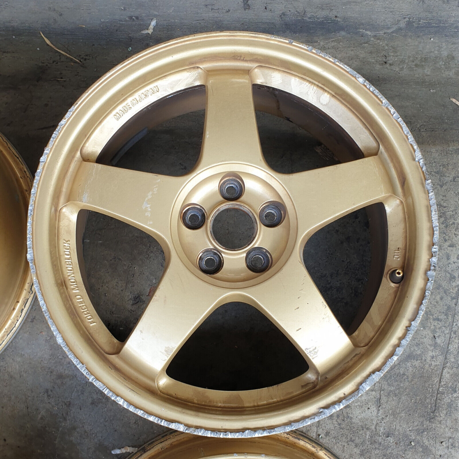 JDM 17" Rays RE Sti B20 wheels for subaru gc8 impreza wrx gf8 gda v6 ...