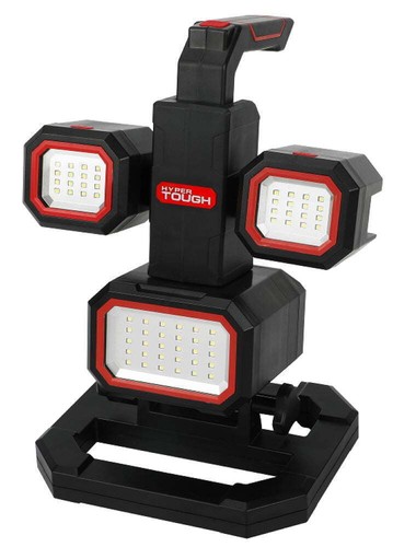 2000-Lumen LED Rechargeable Work Light Detachable Spotlight W/2 USB ...