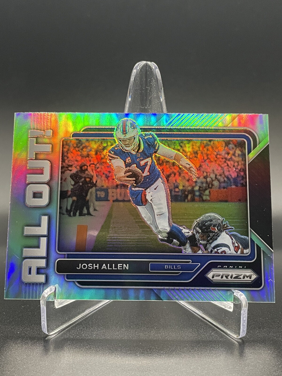 2022 Panini Prizm All Out! Insert Silver Prizm No. AO-3 Josh Allen ...