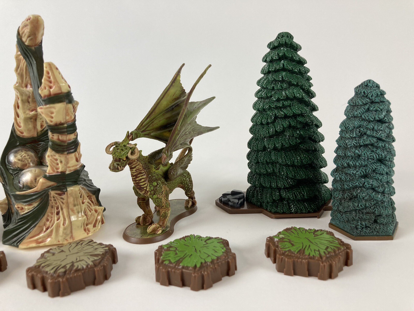 Heroscape Marro Hive + Charos + Evergreen Trees Ruined Wall Terrain ...