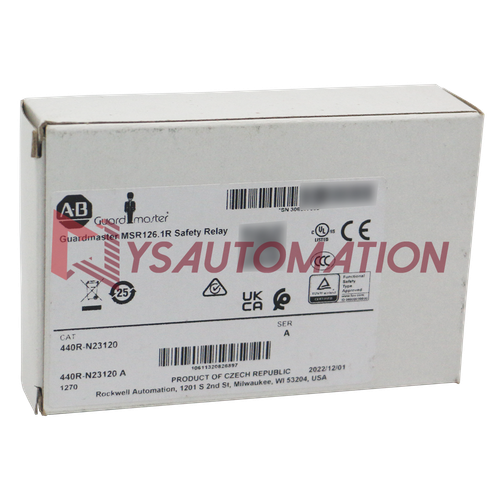 Sealed NEW Allen Bradley 440R-N23120 MSR126.1R, 24V AC/DC,Safety Relay ...