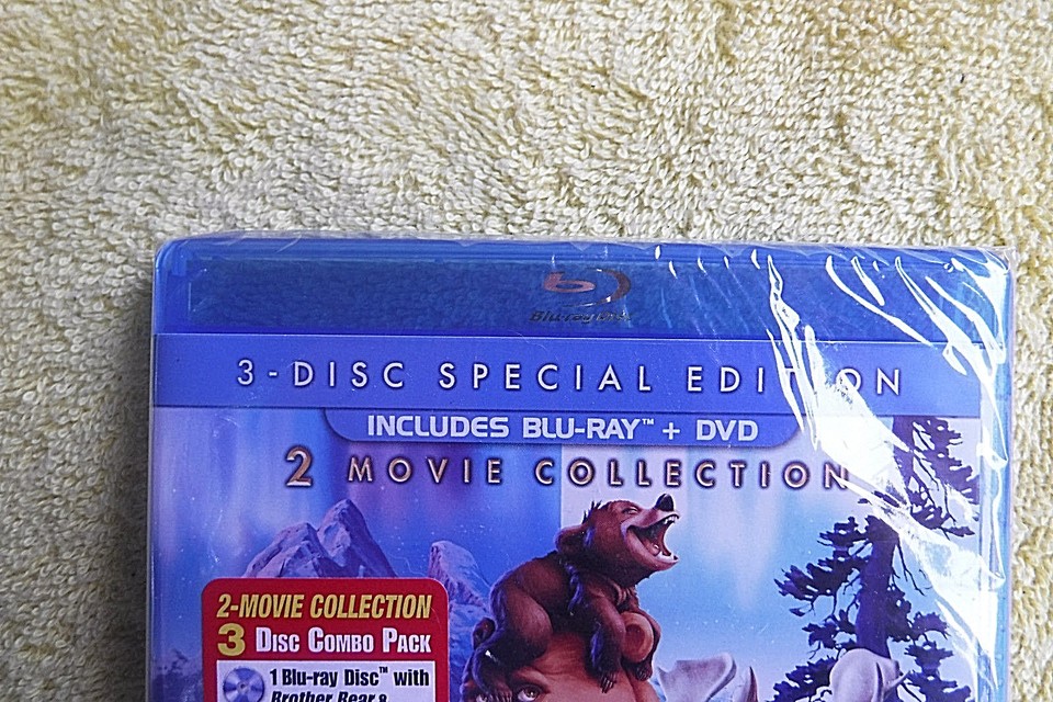 NEW/SEALED 3 DISC BLU-RAY & DVD SET! BROTHER BEAR & BROTHER BEAR 2 ...
