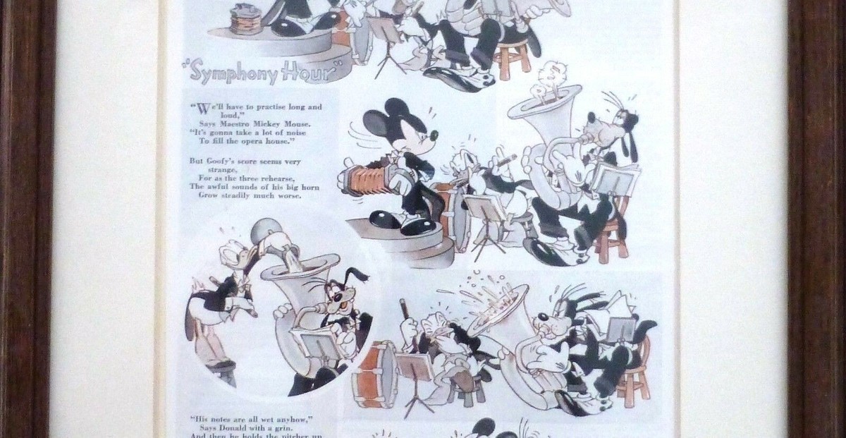Mickey Mouse Poster Courtesy Of The Walt Disney Archives Fred Moore: