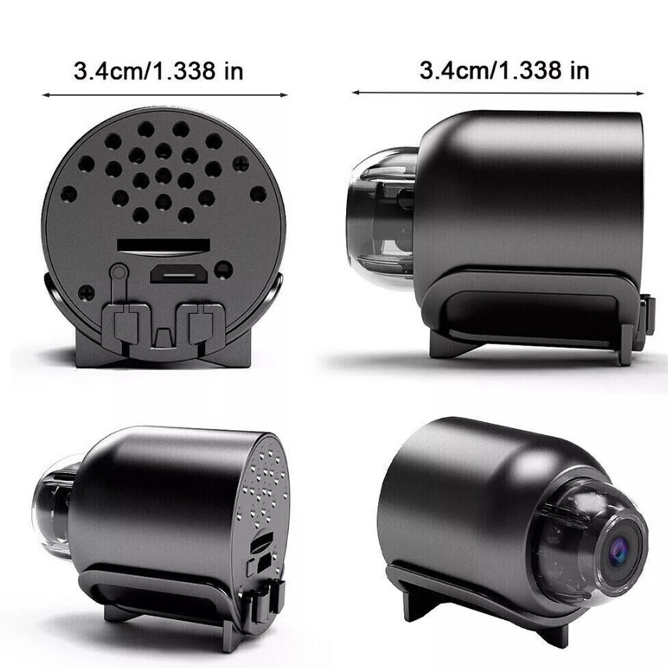 Mini Wifi Camera HD 1080P Home Security Camcorder + Night Vision Micro ...