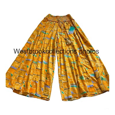 True Destinations Resort Vacation Wear Flare Pants OR Beach Coverup ...